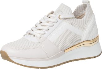 Marco Tozzi Damen Sneaker, Keilabsatz, Wechselfußbett, weiches FEEL ME Fußbett, ideal für Business und Freizeit