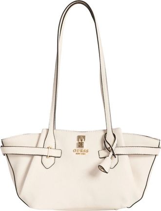 Guess Femme, Sacs, Blanc, Taille: ONE Size Yesba Saffiano Shoulder Bag