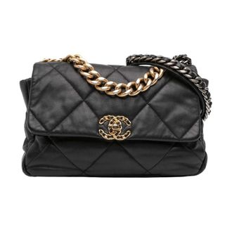 Chanel Pre-owned Gesteppte Leder Umh&auml;ngetasche - - Pre-owned - Damen - Schwarzk - ONE SIZE