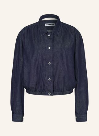 Jil Sander Blouson In Jeansoptik blau
