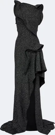 Maticevski Robe longue asym&eacute;trique Flashpoint