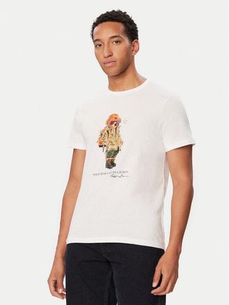 Polo Ralph Lauren T-Shirt 710B30186001 Wei&szlig; Regular Fit