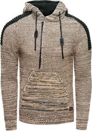 Rusty Neal Kapuzensweatshirt Knitwear mit praktischem Reißverschluss