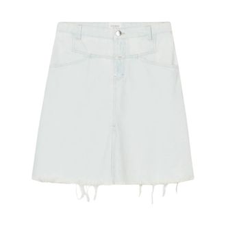 Closed Midi A-Linien-Rock - - Skirts - Damen - Blau - W28