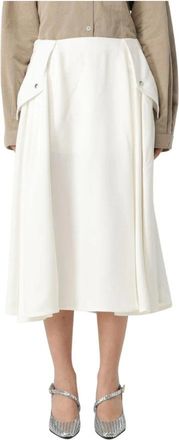 Bottega Veneta Damen, Röcke, Weiß, 2XSGröße