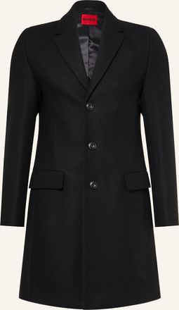 HUGO BOSS Hugo Wollmantel Migor schwarz