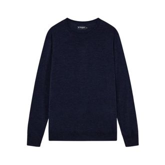 Hackett Woll-Kaschmir-Pullover - - Knitwear - Herren - Blau - XL
