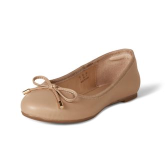 Amazon Essentials Damen Billie Ballerinas, Beige, 38 EU