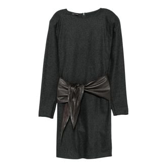 Emporio Armani U8131 Melange Kleid - - Dresses - Damen - Grau - S