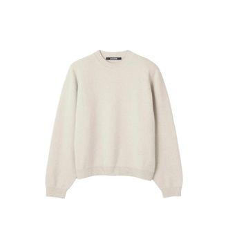 Jacquemus Crew-neck Ribbed-trim Sweater