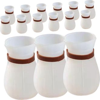 OSALADI 20 Stück Stuhlbeinschoner aus Robustem Geräuschdämpfendem Material rutschfeste Schutzkappen für Runde Stuhl Tischbeine Kratzfest Stoßabsorbierend Pass