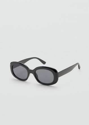 Mango Lunettes de soleil monture plastique noir - Femme - Taille unique - MANGO