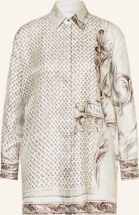 Max Mara Hemdbluse Mxmgrado Aus Seide beige