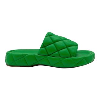 Bottega Veneta Femme, Chaussures, Vert, Taille: 40 EU Sandales