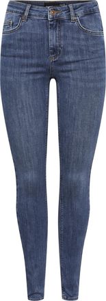 Pieces Damen Pcdelly Skn Mw Mb184 Noos Bc, Medium Blue Denim, XS / 32L