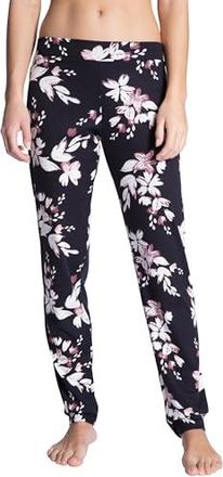 CALIDA Favourites Pantalon de Pyjama avec Poignets Femme, Large et Confortable Ceinture c&ocirc;tel&eacute;e
