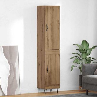 vidaXL vidaXL Haut Armoire Ch&ecirc;ne artisanal 34,5 x 34 x 90 cm