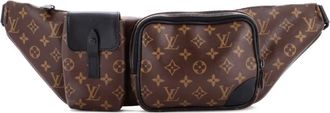 Louis Vuitton Christopher Bumbag Macassar Monogram Canvas belt bag - Schwarz