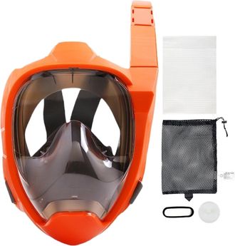 Generic Gesichtsschnorchel,Gesichtsmaske F&uuml;r M&auml;nner Mit Atemschlauch - Auslaufdicht Und Anti-Beschlagen Grad Panoramablick Tauchausr&uuml;stung