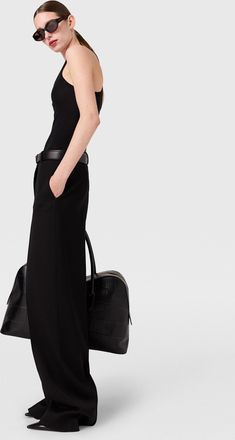 Stella McCartney Crystal Star Racerback Tank Top, Woman, Black, Size: XS