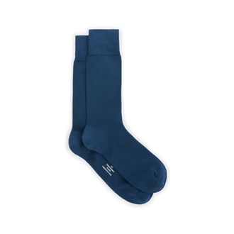 Au Printemps Paris Socken aus Baumwollmischung - Blau