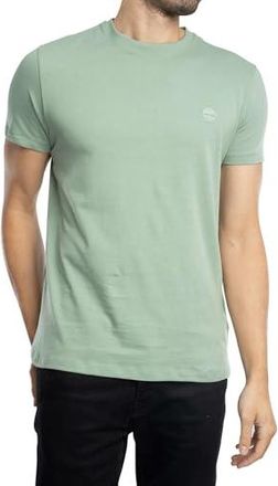 Timberland Homme T-Shirt Slim Dunstan River Crew, Green, XXL