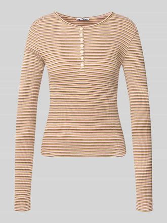 Review Slim Fit Langarmshirt aus reiner Baumwolle