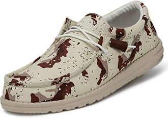 HeyDude Hey Dude Homme Wally MOC Toe Shoes, Camouflage désert, 42 EU