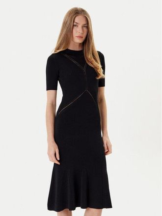 Guess Strickkleid 5YGK53 5876Z Schwarz Regular Fit