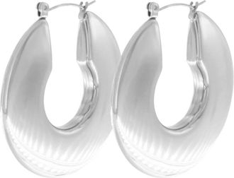 Dansk Copenhagen Femme, Accessoires, Gris, Taille: ONE Size Courage Waterproof U-Turn Statement Earring