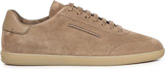Ermenegildo Zegna Homme, Chaussures, Brun, Taille: 42 EU 232 Suede Leather Baskets
