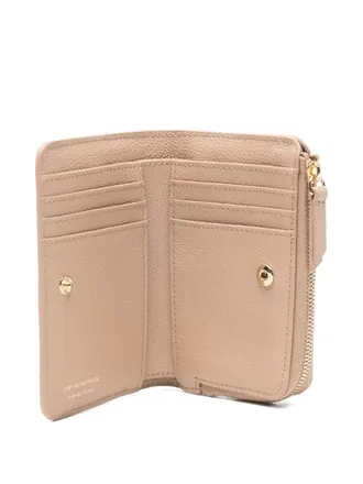 Emporio Armani Leather Bifold Wallet - Pink