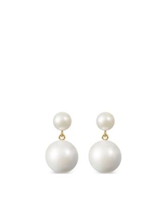 Sophie Bille Brahe boucles doreilles Venus Moon en or jaune 14ct