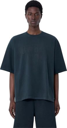 Champion Homme, Tops, Noir, Taille: L T-Shirt Oversize &agrave; Col Rond