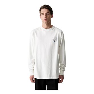 Dr&ocirc;le de Monsieur Long Sleeve Tops - - Tops - Herren - Wei&szlig; - S