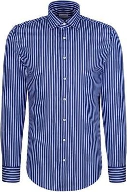 Seidensticker Chemise cintr&eacute;e &agrave; rayures en coton