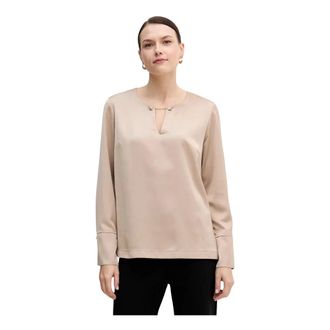 Joseph Ribkoff Femme, Blouses et Chemises, Beige, Taille: 44 FR Blouses