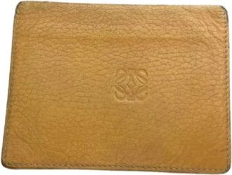 Loewe Pre-owned Puzzle Card Holder - Femme - Pre-owned - Jaune - Taille: ONE Size