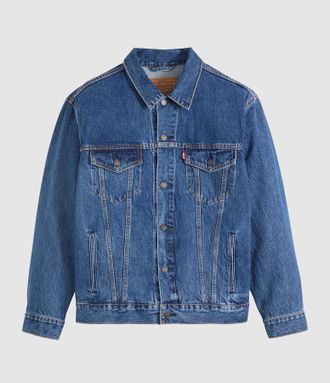 Levi's Veste Relaxed Fit Trucker Dark Indigo-Flat Finish Million Dollar