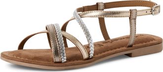 Tamaris Sandalette Damen Flach beige,EU 41