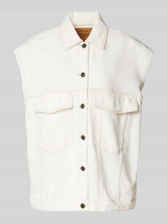 American Vintage Jeansweste mit Brustpattentaschen Modell JOZASTREET