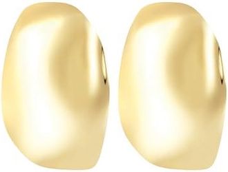 Breil Juwel BREIL Collection B WHISPER, boucles doreilles pour femme en acier coloré couleur or mesure 4 - TJ3231, 4cm, Acier coloré, Pas de gemme