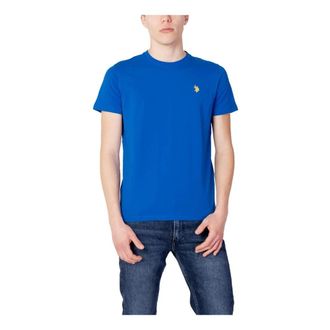 U.S.Polo Association Herren T-Shirt Hellblau - - Tops - Herren - Blau - S