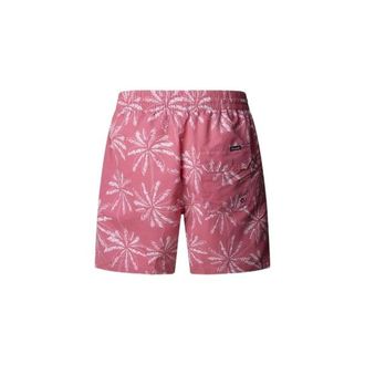 Fa&ccedil;onnable Short de bain &agrave; motif palmier &agrave; logo