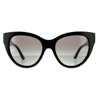 Vogue Cat Eye Womens Dark Havana Brown Gradient Sonnenbrille