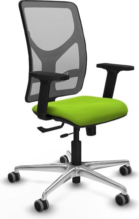 Piqueras y Crespo B&uuml;rostuhl, Parkett, mit 2D-Armlehnen, h&ouml;henverstellbare Lendenwirbelst&uuml;tze, ausgestattet mit Syncro/Traslack und Schneideschaum, mit Rollen von 65 mm,