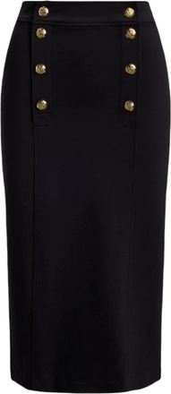Ralph Lauren Ponte Bleistiftrock - - Skirts - Damen - Schwarzk - XS