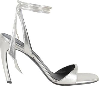 The Attico Femme, Chaussures, Gris, Taille: 38 EU Ora Sandal