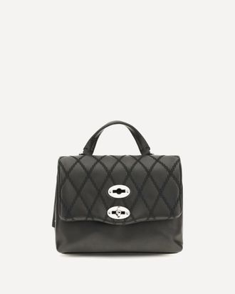 Zanellato Mini Postina Tram&egrave; leather Top Handle Bag Female UNI