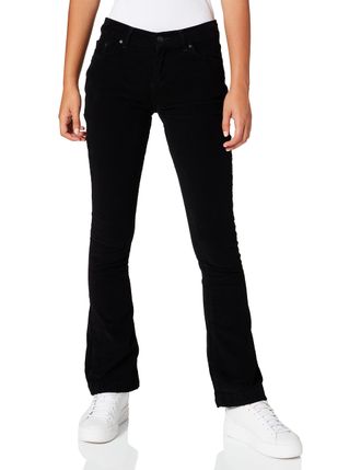 LTB Jeans Jeans Damen Fallon Jeans, Ribcord Black Wash 53495, 27W / 34L